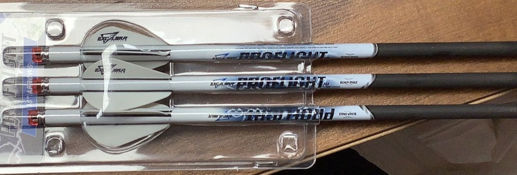 Excalibur PROFLIGHT 18″ ILLUMINATED CARBON ARROWS – 3 PACK – Hunters ...