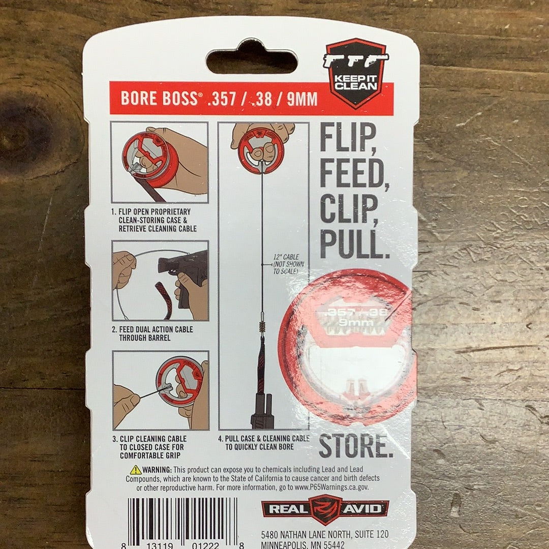 Real Avid Bore Boss Bore Snake .357/.380/9mm – Hunters Headquarters Canada