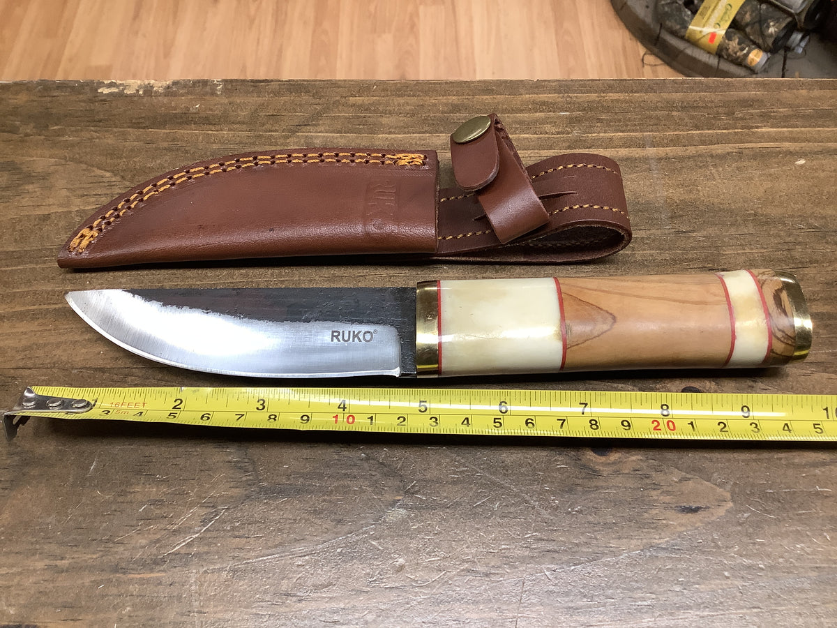 Ruko Fixed Blade CS1095, Bone/Olivewood Handle – Hunters Headquarters ...