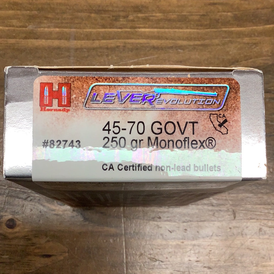 Hornady Leverevolution .45-70 250gr – Hunters Headquarters Canada