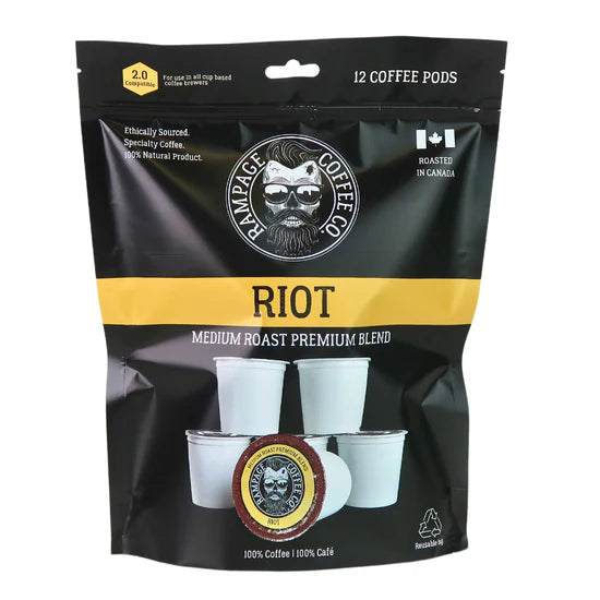 Coffee Pods | Rampage Coffee Co. - 12 Pods – Hunters Headquarters Canada