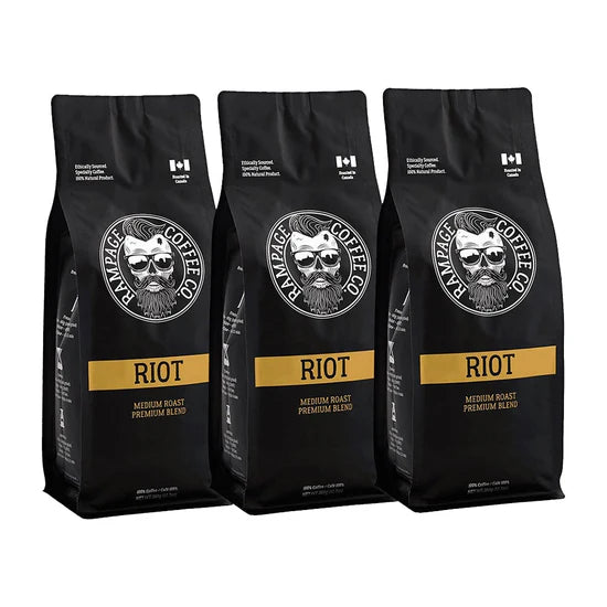 RIOT | Medium Roast Premium Blend - 340g Ground – Hunters Headquarters ...