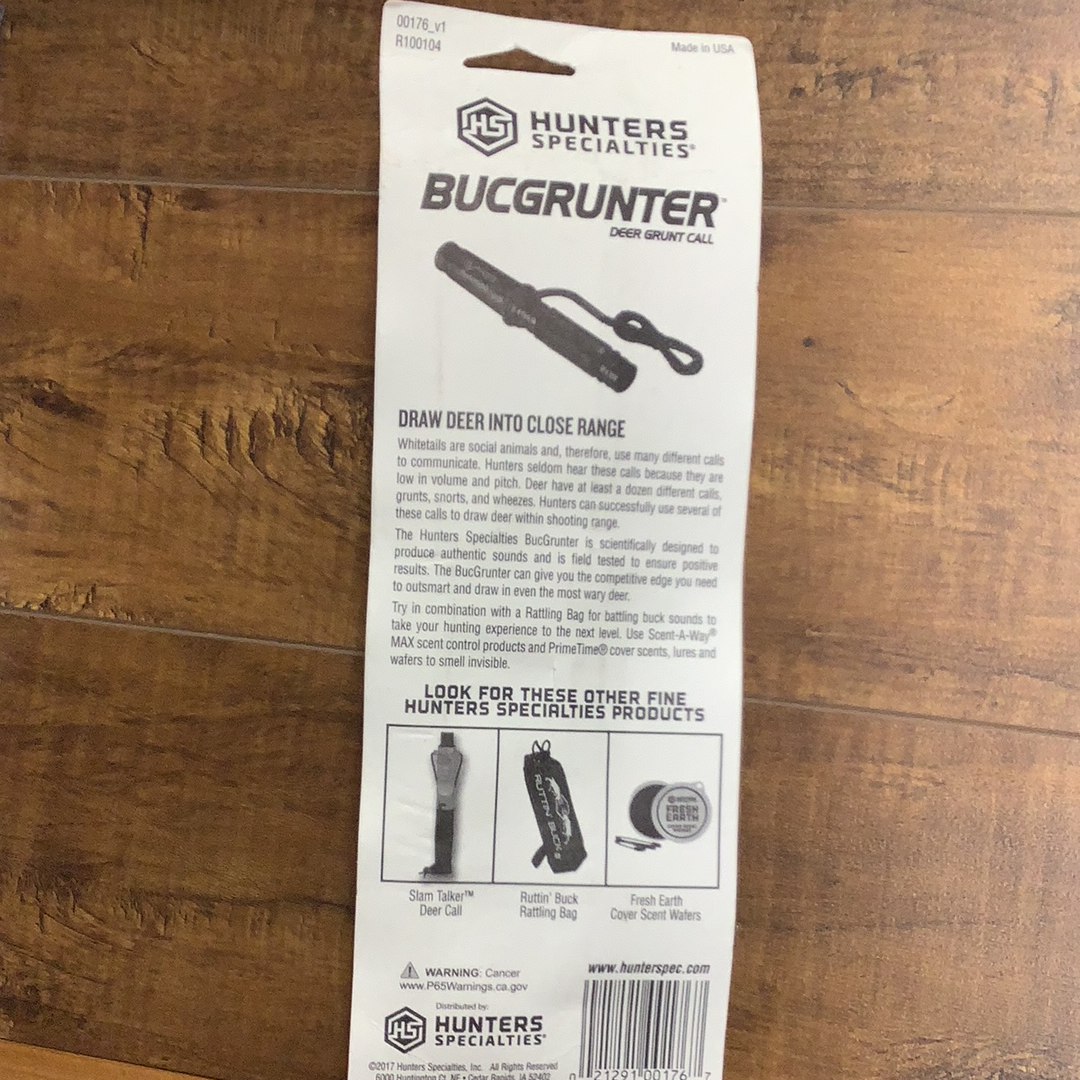Hunter Specialties Bucgrunter Deer Grunt – Hunters Headquarters Canada