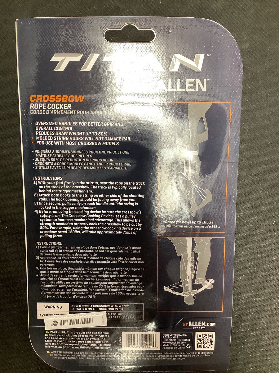 Allen Titan Crossbow Rope Cocker – Hunters Headquarters Canada