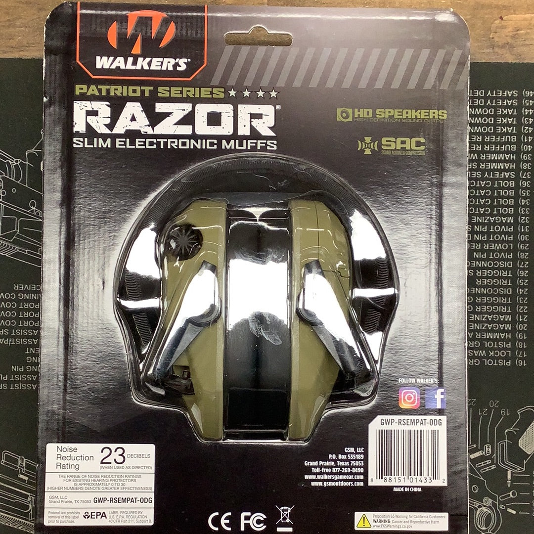 Walkers razor slim electronic ear muffs – Hunters Headquarters Canada