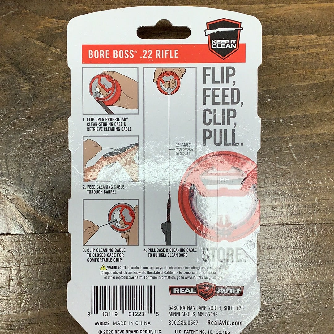 Real Avid Bore Boss Bore Snake .22 – Hunters Headquarters Canada