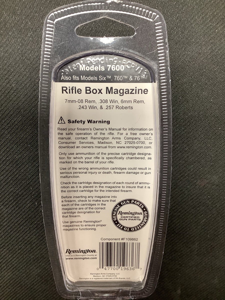Remington 7600 Short Action Magazine – Hunters Headquarters Canada