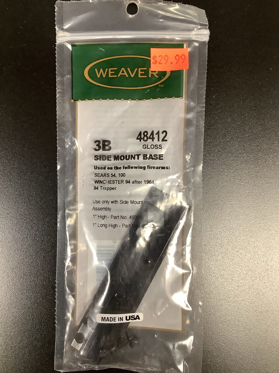 Weaver 3B 48412 Winchester 94 Scope Mount Base – Hunters Headquarters ...
