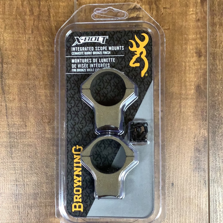 Browning X-Bolt 30mm high scope rings cerakoted bronze – Hunters ...