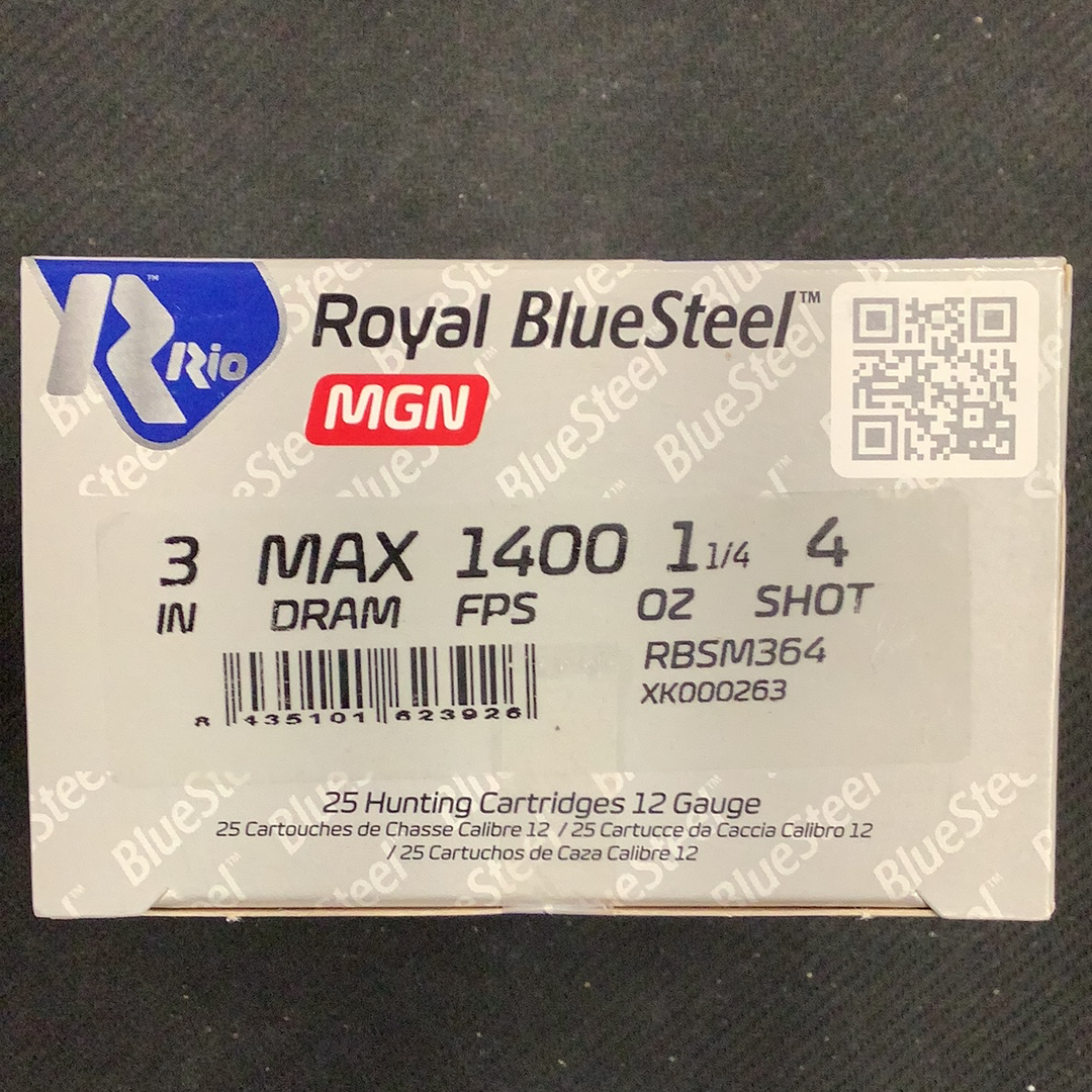 Rio 12 gauge 3” #4 steel – Hunters Headquarters Canada
