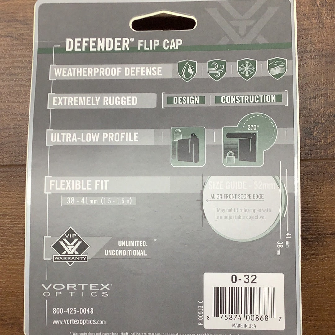 VORTEX DEFENDER FLIP CAP 32mm – Hunters Headquarters Canada